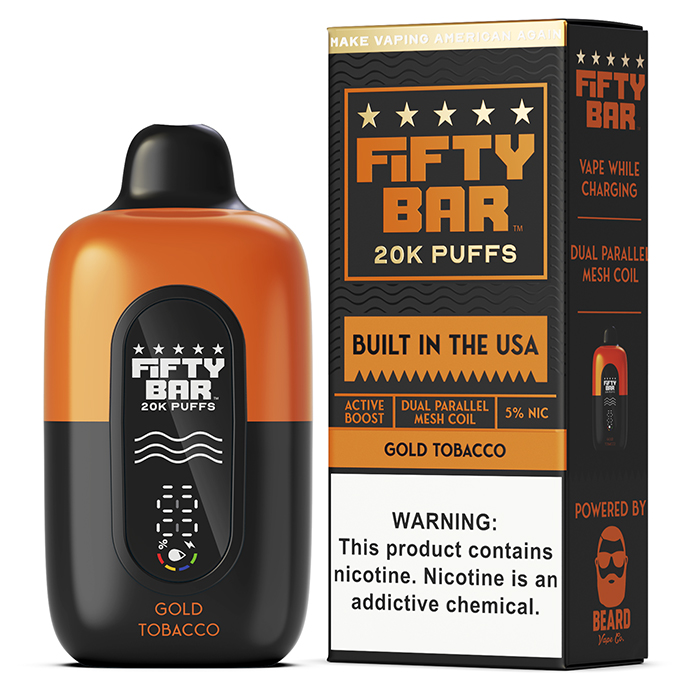 Fifty Bar 20000 - 5% Nic Disposable Vapes | SAFAGOODS.COM