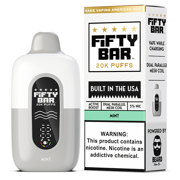 Fifty Bar 20000 - 5% Nic Disposable Vapes | SAFAGOODS.COM